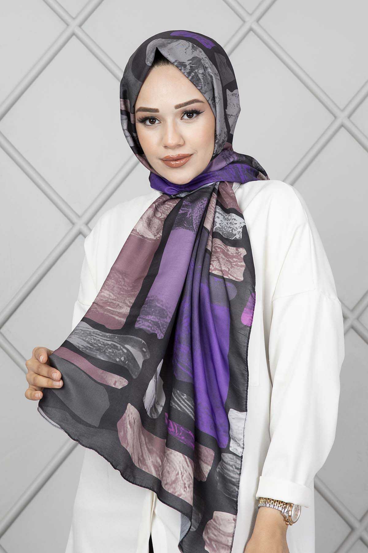 Desenli Şal -5 - Modasena